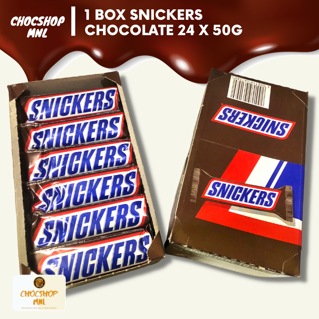 1 Box Snickers Bar Chocolate 50G x 24 EXPIRY DATE: JUNE 2023 | Lazada PH
