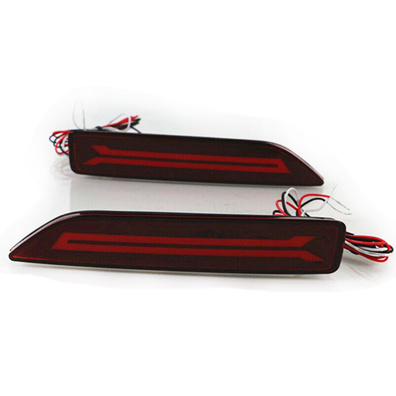 1Pair Car LED Turn Signal Reflector Tail Light Rear Bumper Light Rear ...