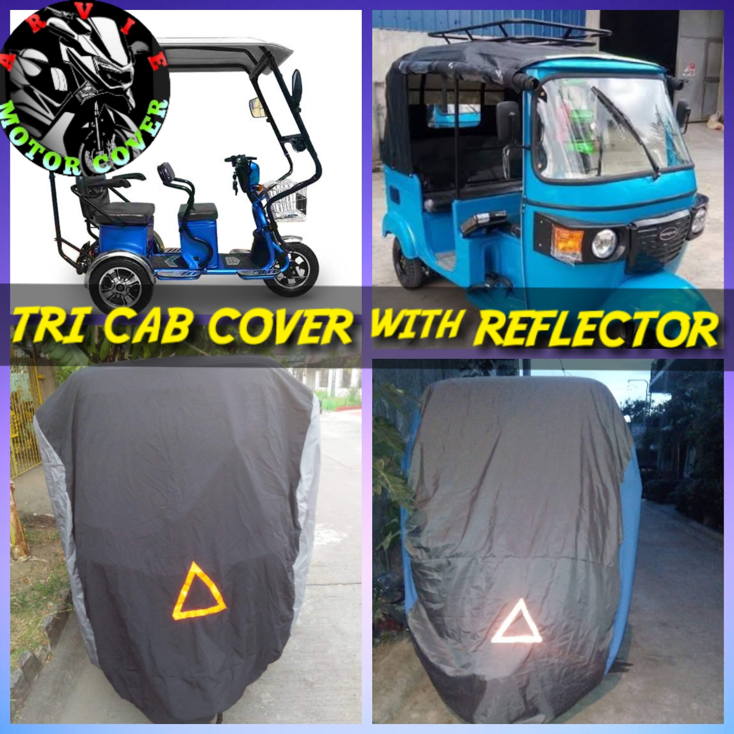 NWOW ERVS2 COVER WATER REPELLENT ETRIKE AND TRICYCLE MULTICAB ALL KINDS ...