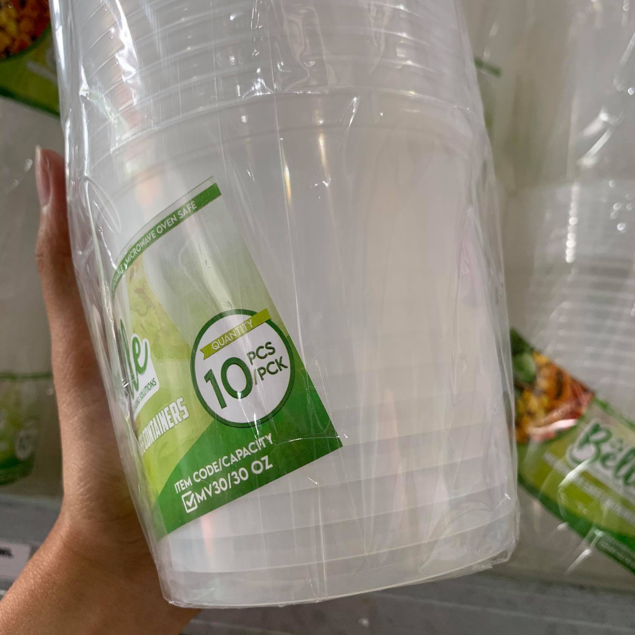 MICROWAVABLE ROUND 750 ML 10 PCS PER PACK | Lazada PH