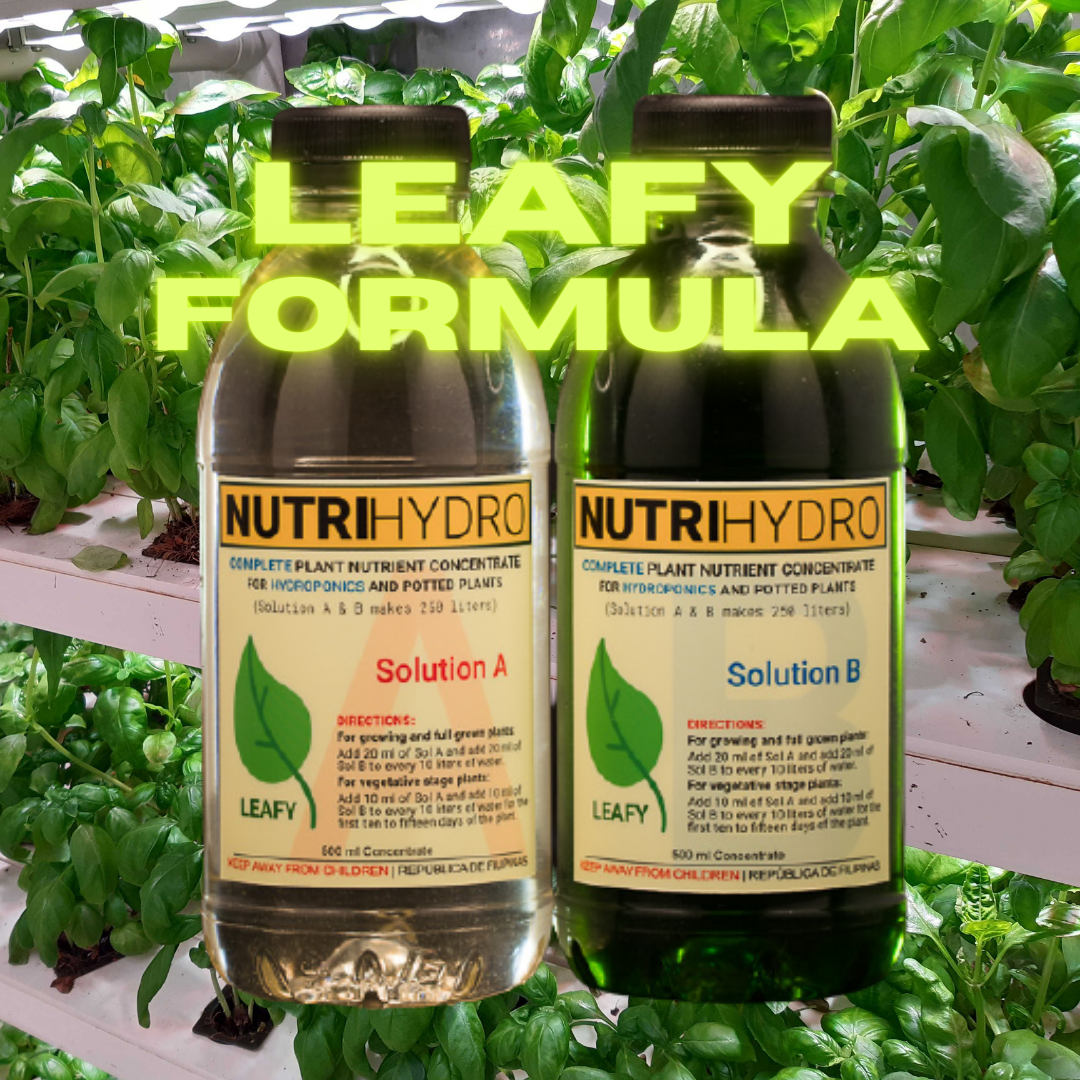 NutriHydro LEAFY NUTRIENT SOLUTION | Hydroponics | NutSol | 500 mL, 1 ...