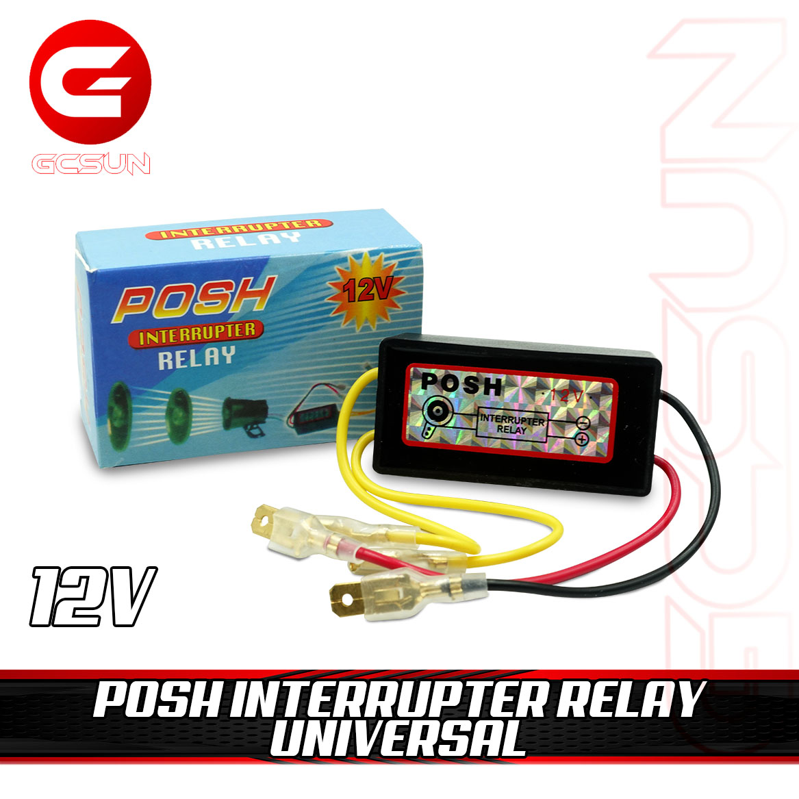 POSH INTERRUPTER RELAY UNIVERSAL-GCSUN | Lazada PH