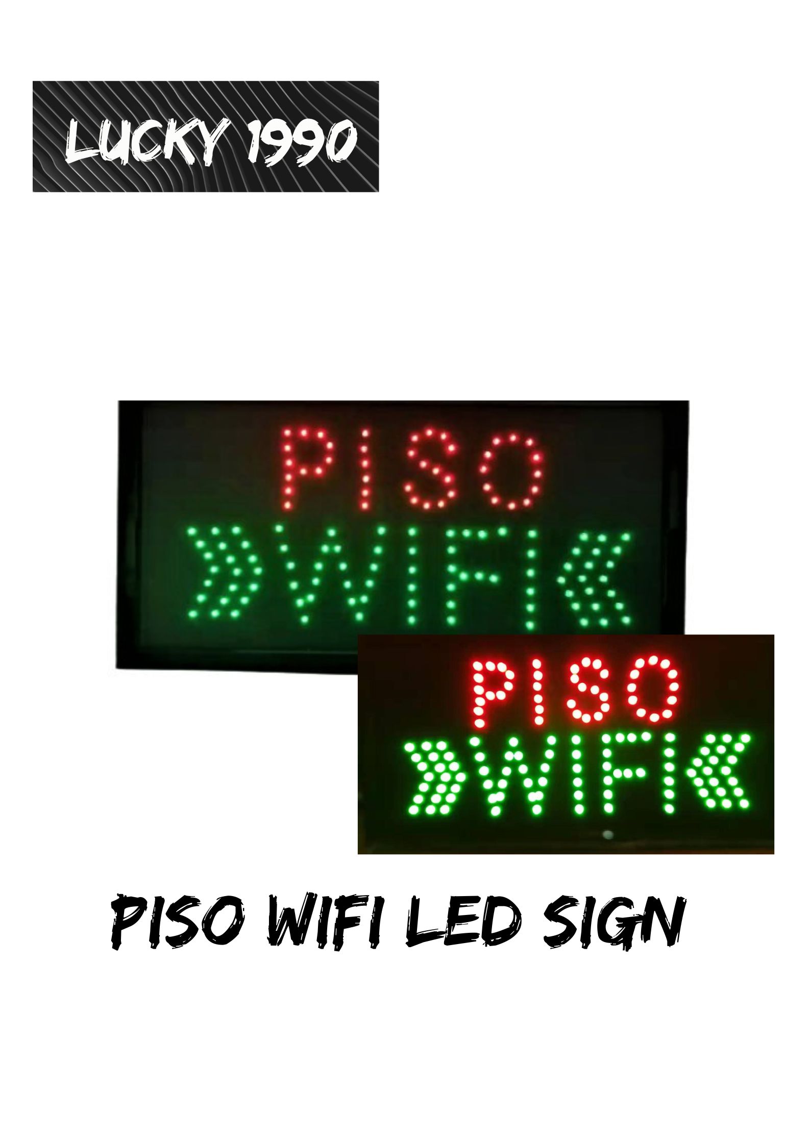 PISO WIFI led sign | Lazada PH
