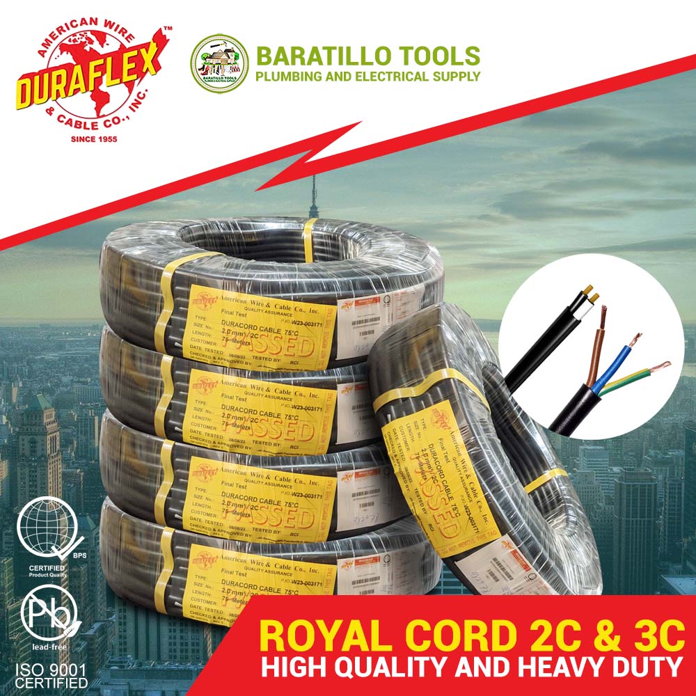 Duraflex Royal Cord #10,#12, #14 and #16 (2C & 3C) | Lazada PH
