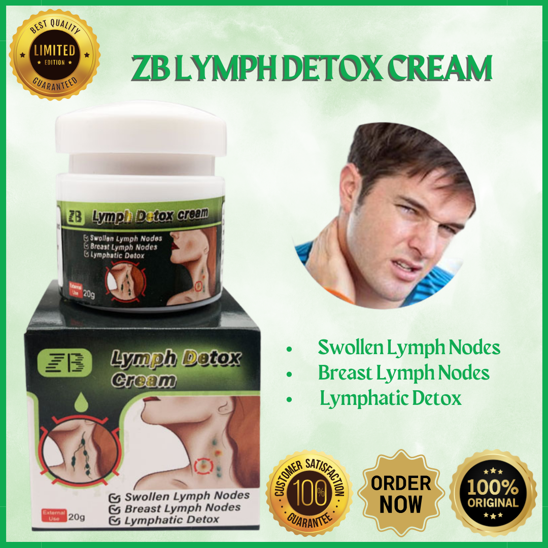 ZB 100% Original Lymphatic Detox Cream for Lymph Eliminating Node ...