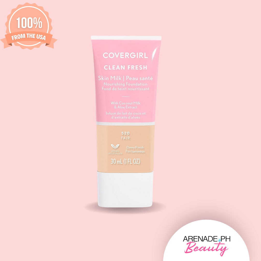 COVERGIRL Clean Fresh Skin Milk Nourshing Foundation with Coconut Millk ...