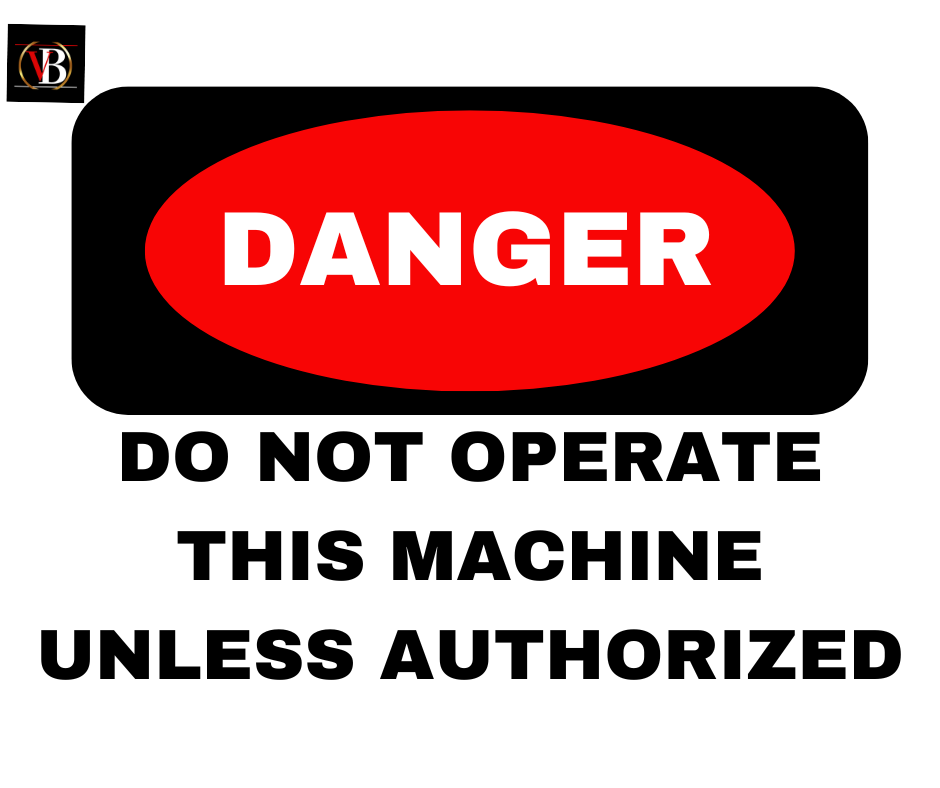 Danger Do not Operate Laminated signages A4 Size makapal quality ...