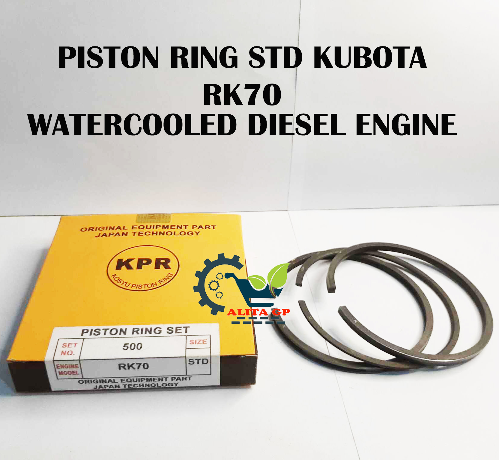 Piston Ring STD Kubota RK70 Water Cooled Diesel Engine | Lazada PH