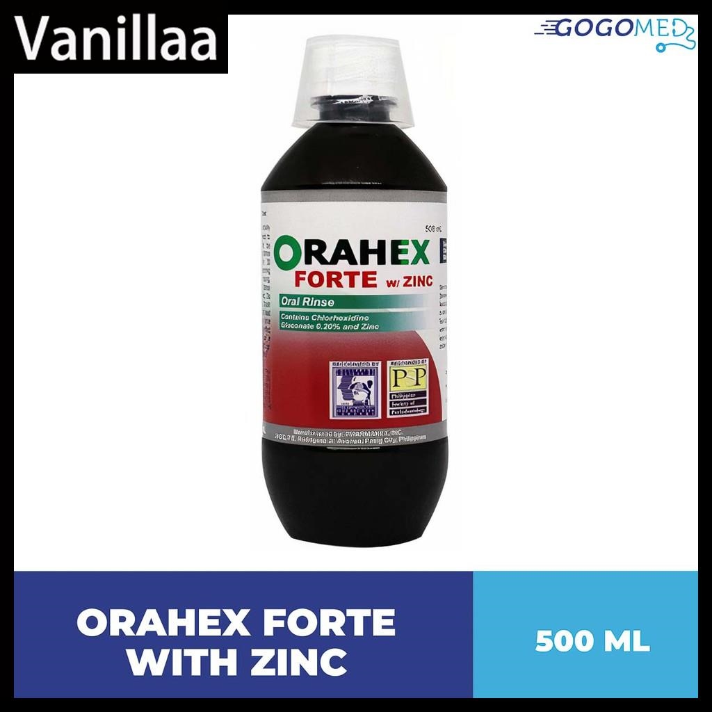 Vanillaa Orahex Forte with Zinc Dental Oral Rinse Mouthwash (with ...