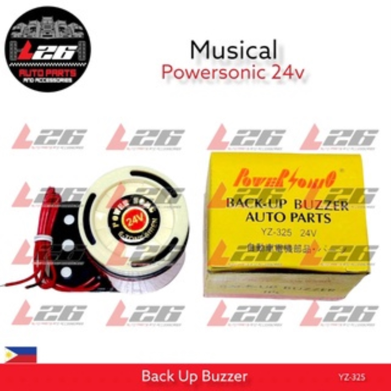 Back-up Buzzer Power Sonic Lambada Beep-Beep 24 volts 12 volts Car ...