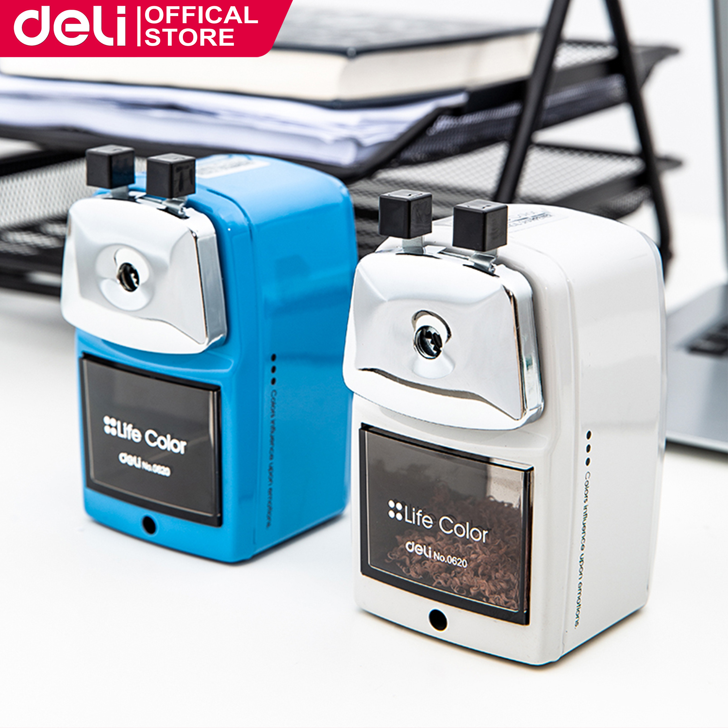 Deli E0620B Pencil Sharpener Machine Manual for Graphite Pencil φ8mm ...