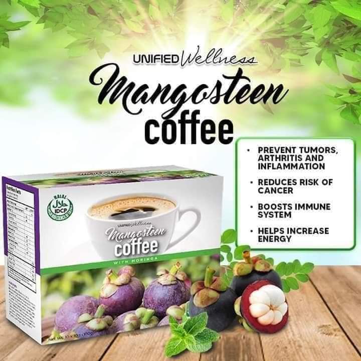 Mangosteen Coffee drink mix with Moringa by Wealthylifestyle | Lazada PH