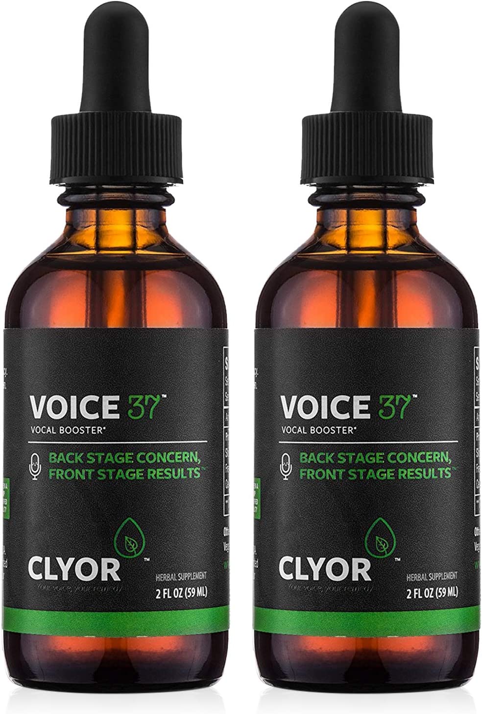 Voice37 - Singers Voice Remedy - 2 Pack All Natural Herbal Vocal ...