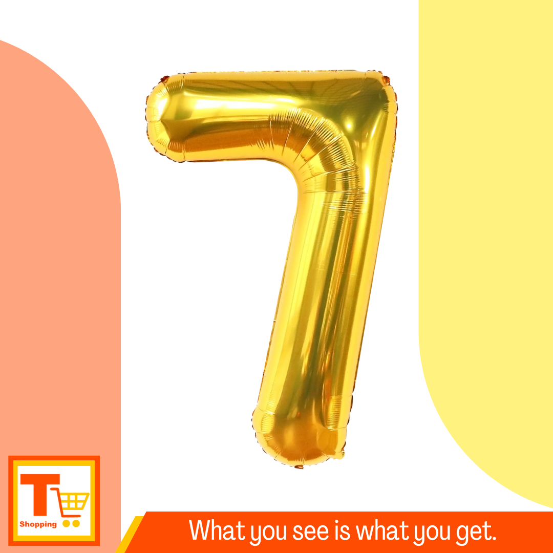 16 INCH GOLD FOIL BALLOONS (NUMBERS) | Lazada PH