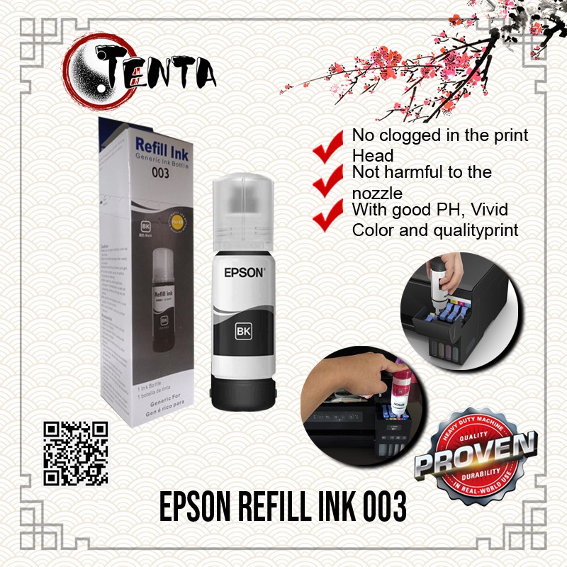 Epson Refill Ink 003 (CYAN) | Lazada PH