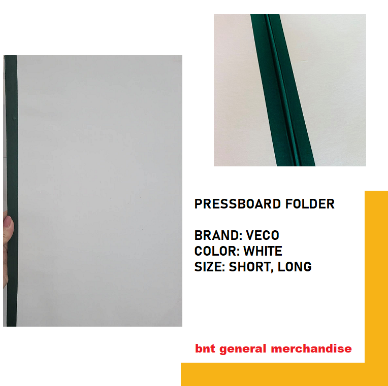 VECO Pressboard Expanding Folder Short/Long WHITE 1Piece | Lazada PH