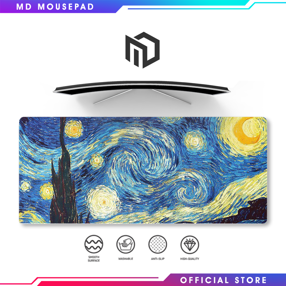 MD Mousepad | Starry Night 03 | Extended Mousepad | Large Gaming ...