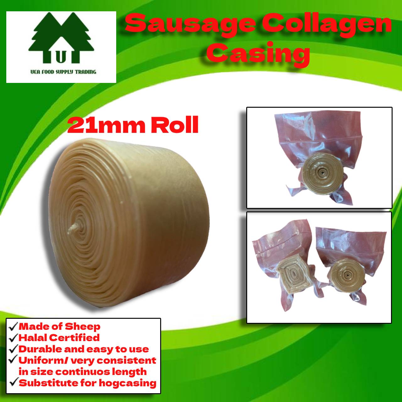 Roll Edible - Collagen Sausage / Longganisa Casing Alternative ...