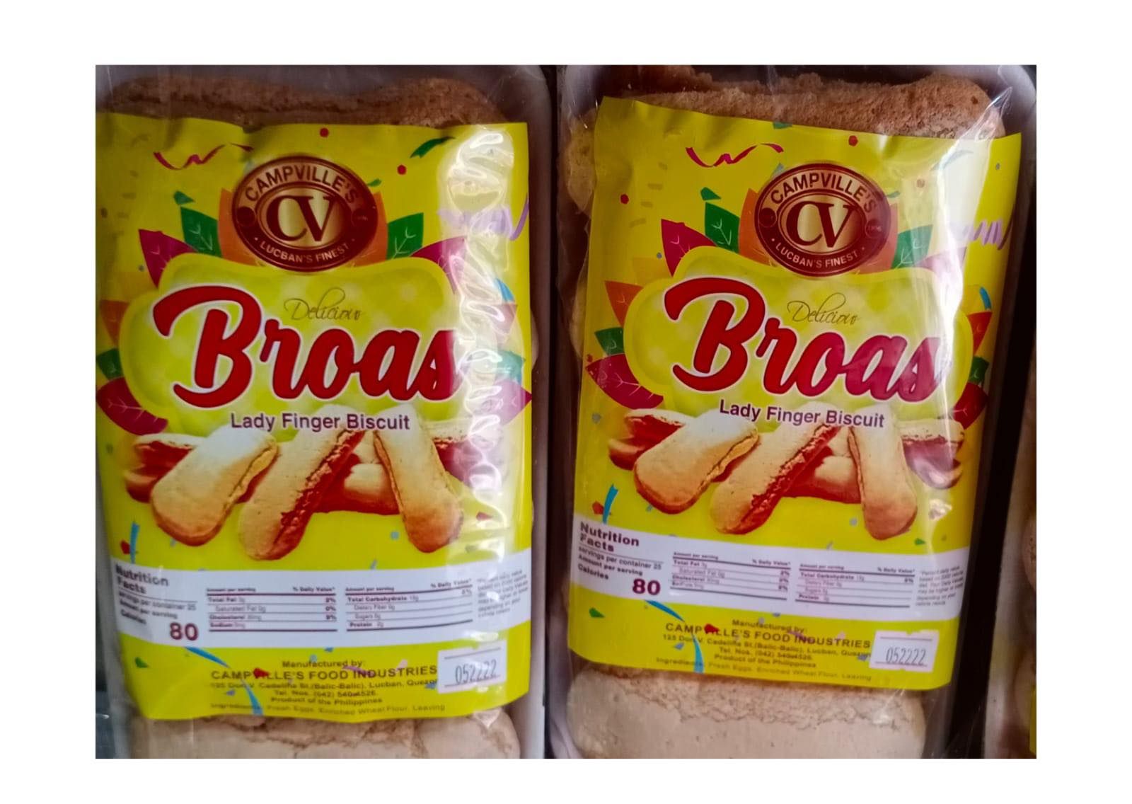 Campville's Broas | Ladys finger soft biscuits | Lazada PH