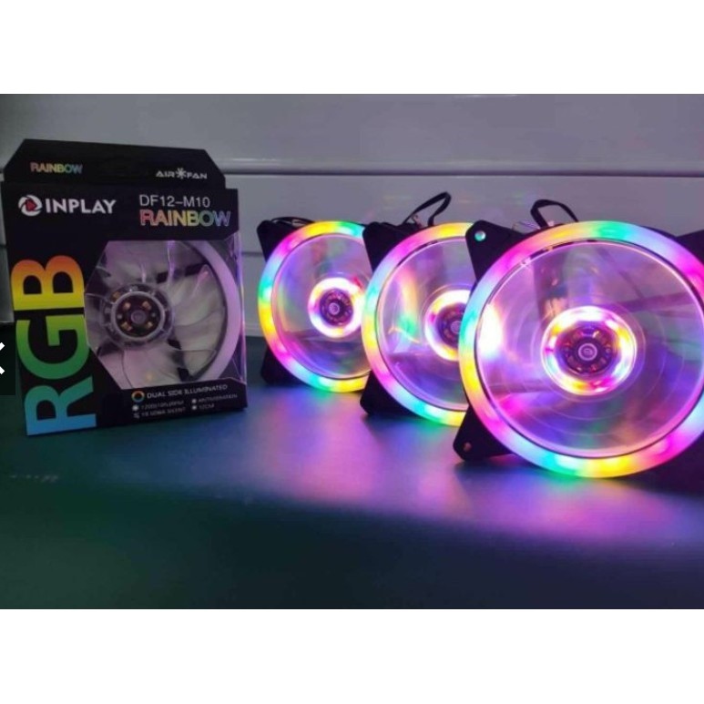 INPLAY M10 Rainbow 120mm Fan | Lazada PH