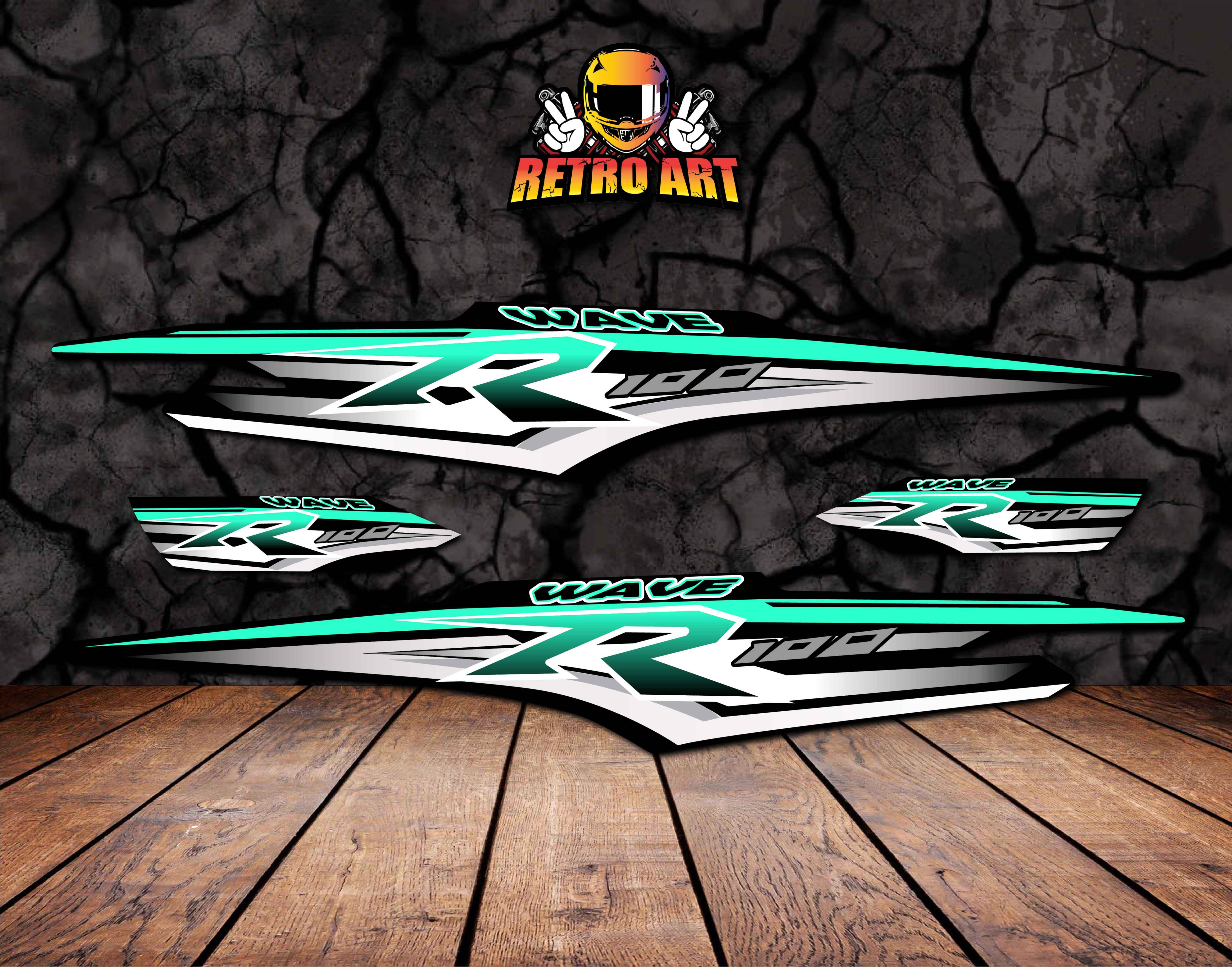 HONDA WAVE 100 R Decals | Lazada PH