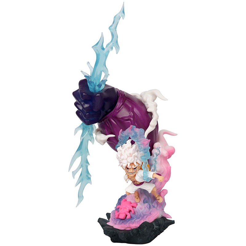 One Piece Luffy Gear Forth 4th Gear Luffy With LED 21.5cm GK ...