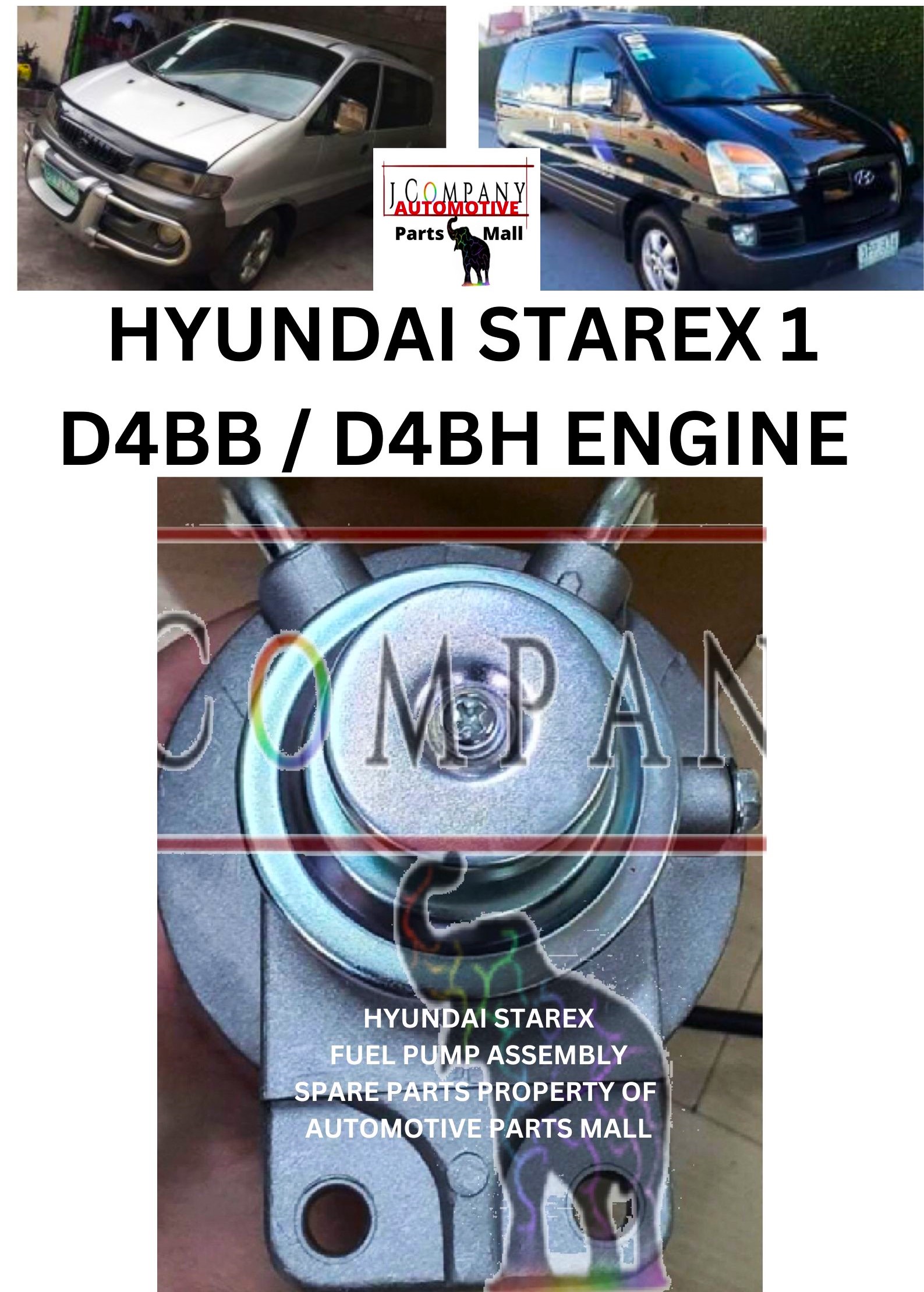 HYUNDAI STAREX D4BH, D4BB FUEL PUMP ASSEMBLY / FUEL FILTER ASSEMBLY ...