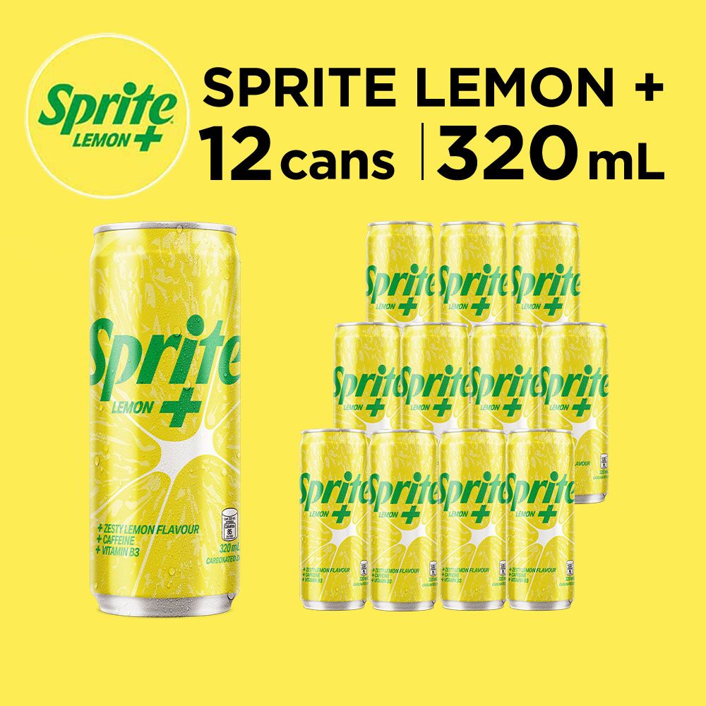 Sprite Lemon+ 320mL - Pack of 12 | Lazada PH