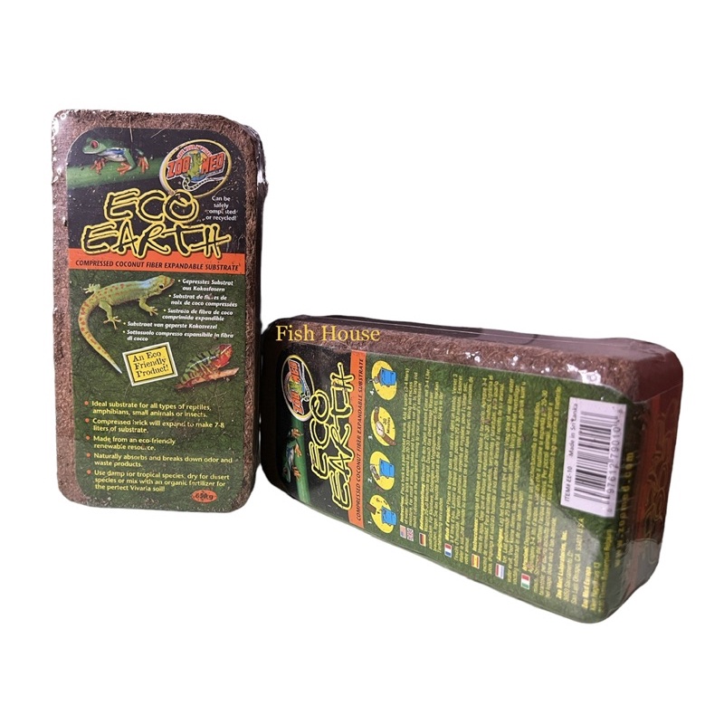 Zoo Med Eco Earth 650g Ideal Substrate For Types of Reptiles ...