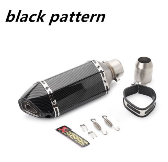 Spot 38-51mm Akrapovic Slant Exhaust Pipe Premium Stainless Steel ...