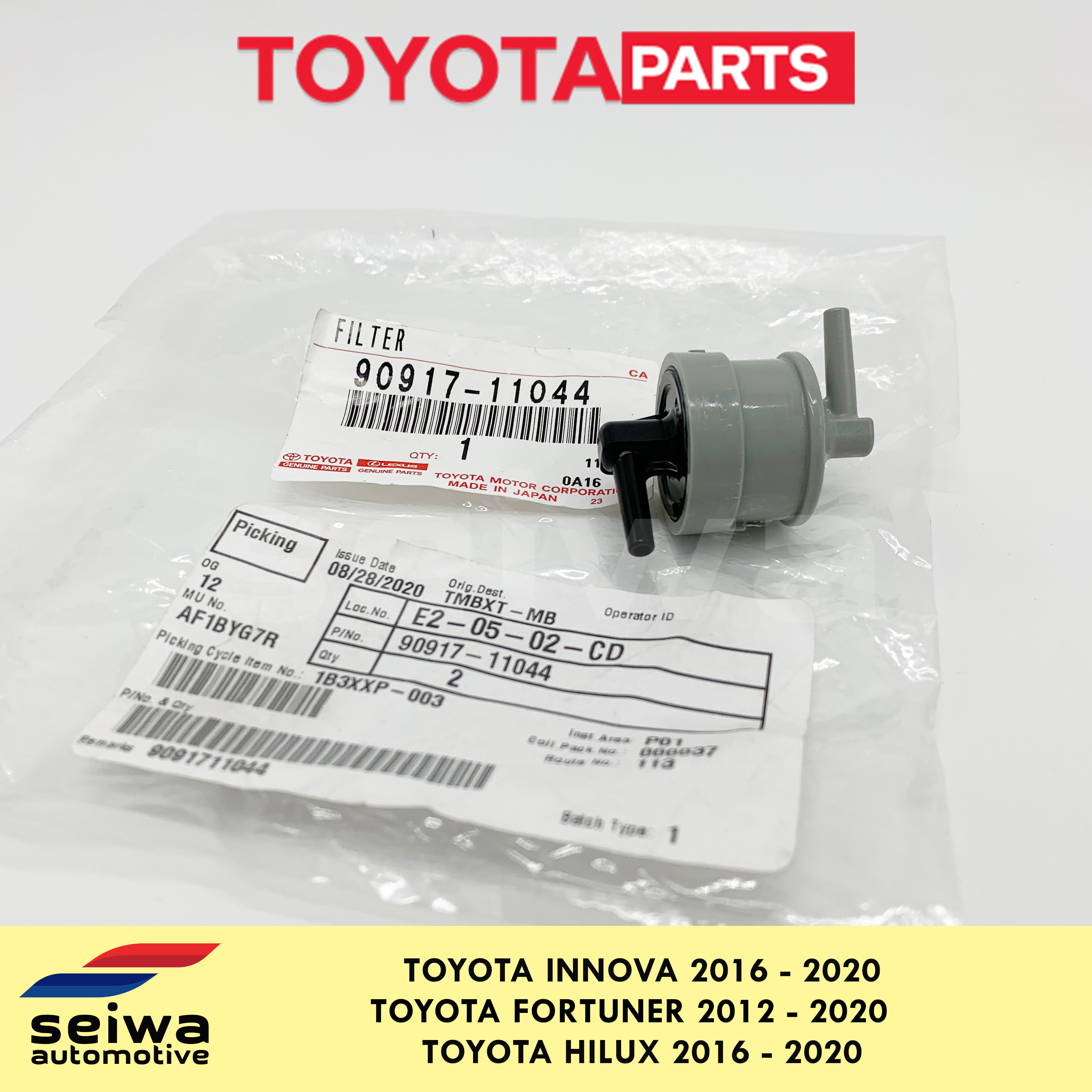 [2016 - 2020 Diesel] Toyota Innova Gas Filter - [2012 - 2020 Diesel ...