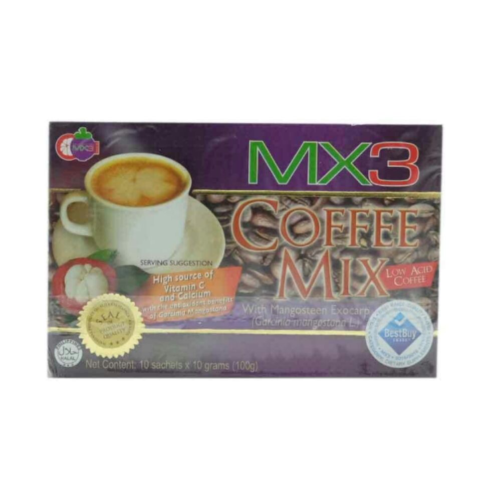 MX3 coffee Mix Low acid Coffee with Mangosteen Exocarp 10 g | Lazada PH