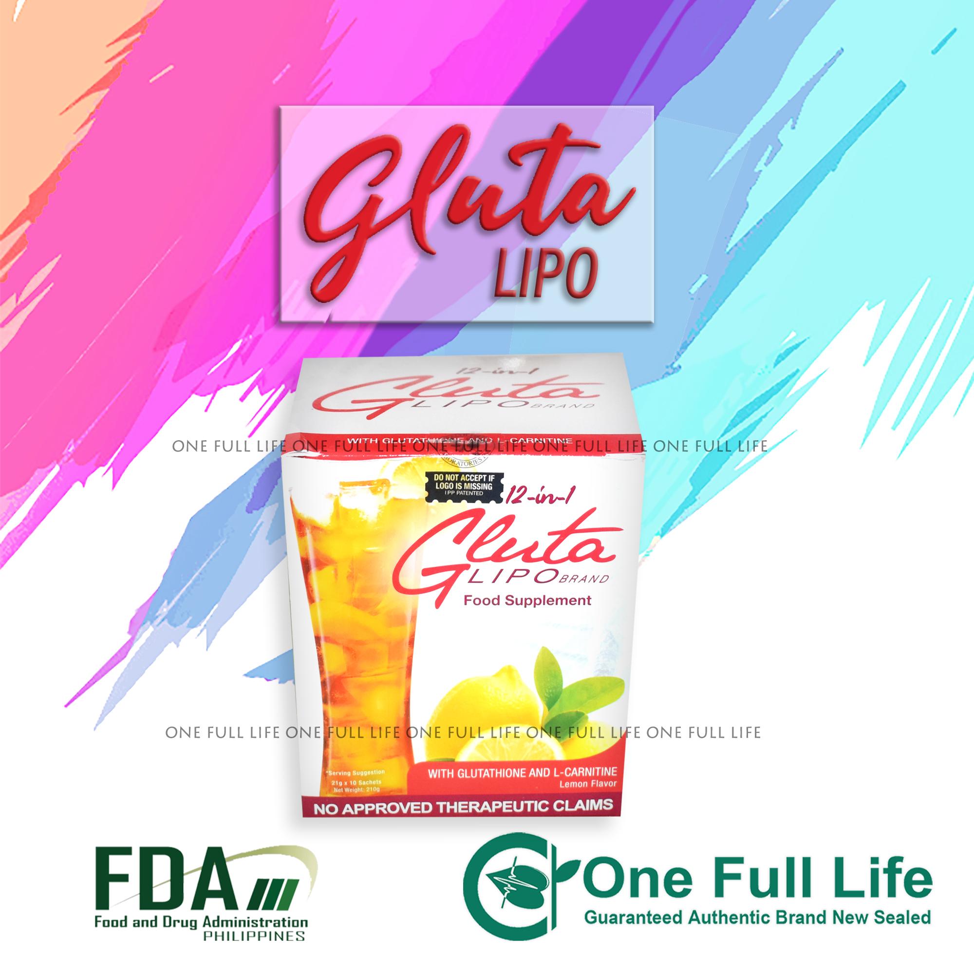 Gluta Lipo GlutaLipo JUICE Drink 10 Sachets x 1 BOX | Lazada PH