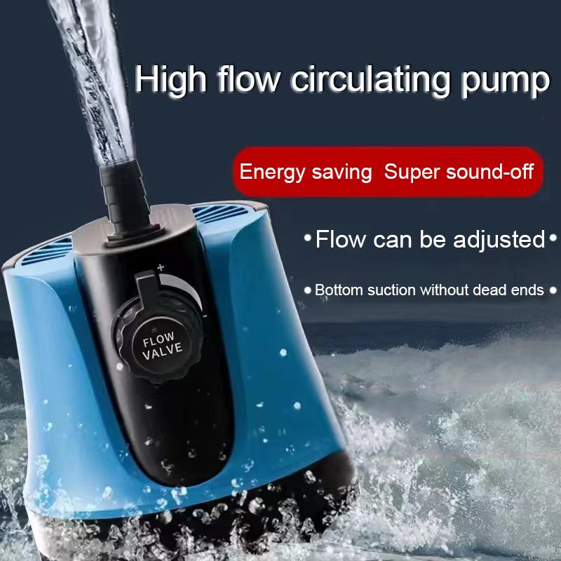 600-4500l/H 220-240v Submersible Water Pump Aquarium Fish Pond Tank ...