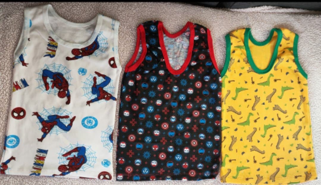 Baby and Kids Cotton Sandos Age 0-12 yrs Old - Cotton Stretch Sando ...