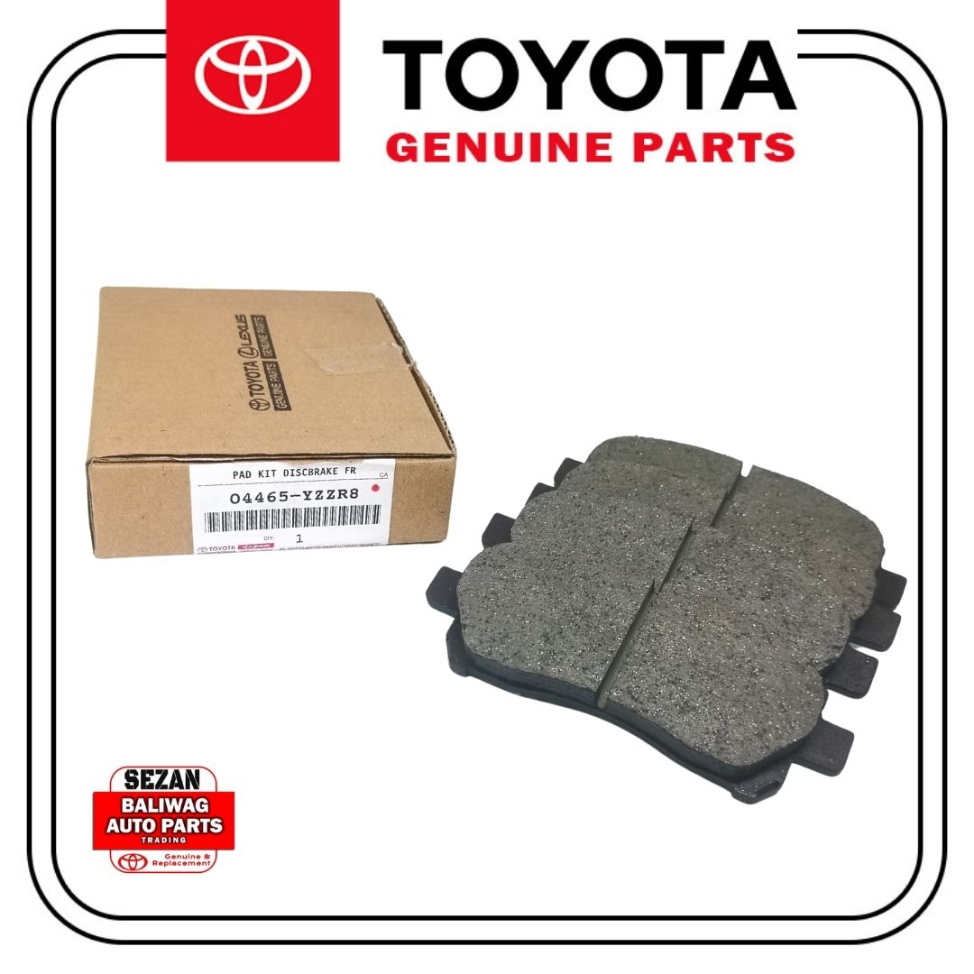 ORIGINAL TOYOTA FRONT BRAKE PAD SET AVANZA 2006-2015 04465-YZZQ3 ...