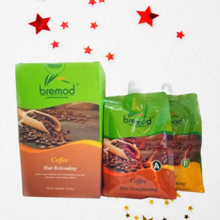 Bremod Performance BR-T007 Bremod Hair Rebonding Cream Coffee 1000 ml*2 ...