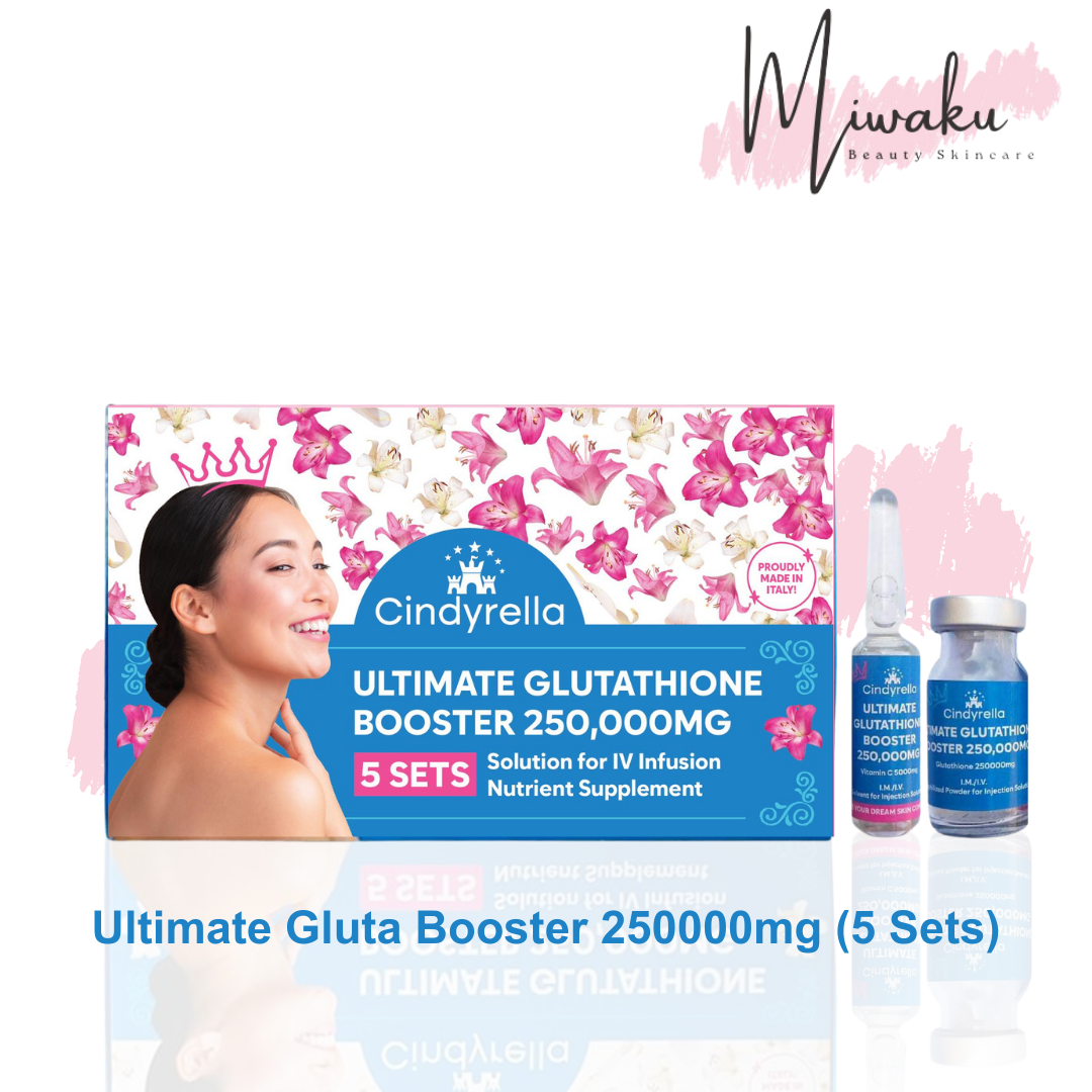 Cindyrella Glutathione Booster 250000mg - Complete Set with Collagen, Stemcell, Placenta ...