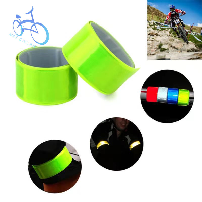 MasCycling 1 pair Reflective Safety Sticker Reflector Tapes for Clothes ...