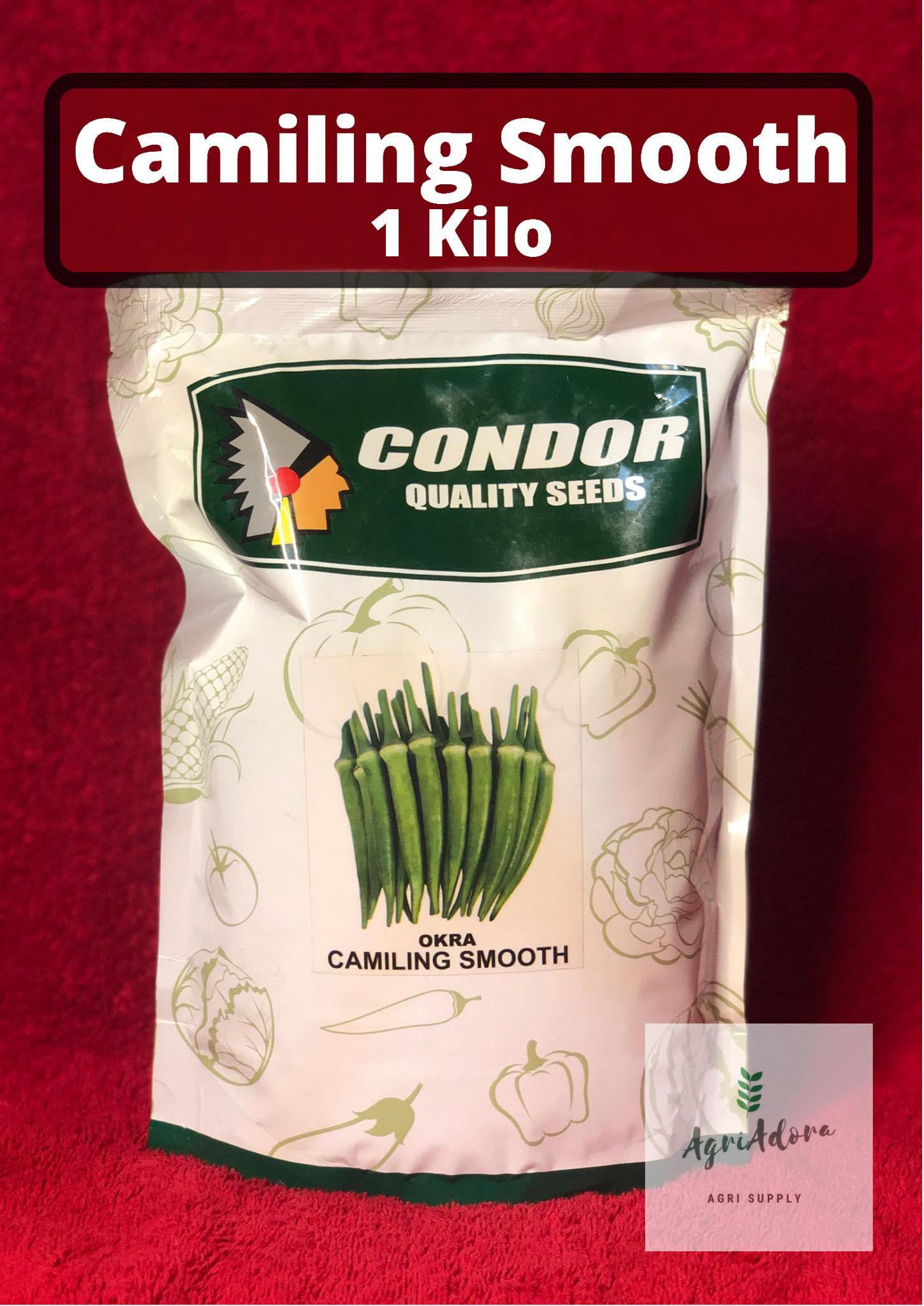 Camiling Smooth Okra Seeds 1 kilo (Condor Quality Seeds) | Lazada PH