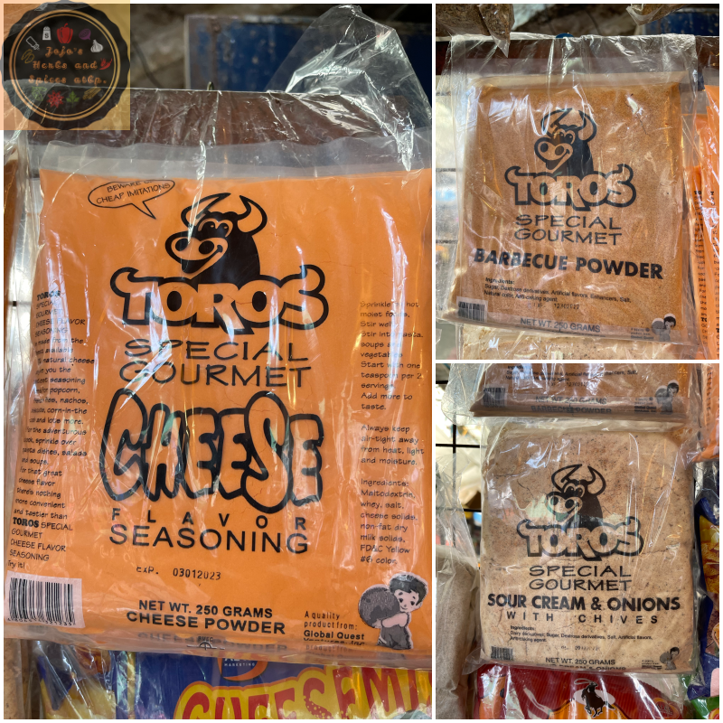 Toros Cheese, BBQ, and Sour Cream & Onions (250g, 1kg available ...