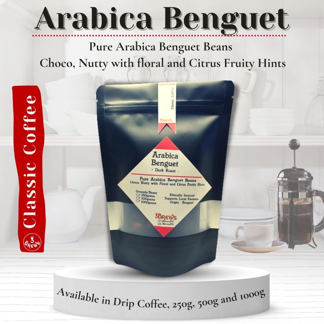 3Brews Coffee Arabica Benguet Coffee Grounds | Benguet Coffee Beans ...