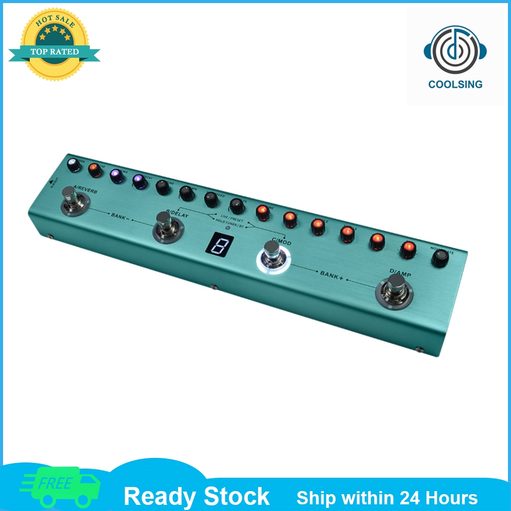 M-VAVE TANK-G Guitar Effect Pedal BT Connection Type-C Rechargeable ...
