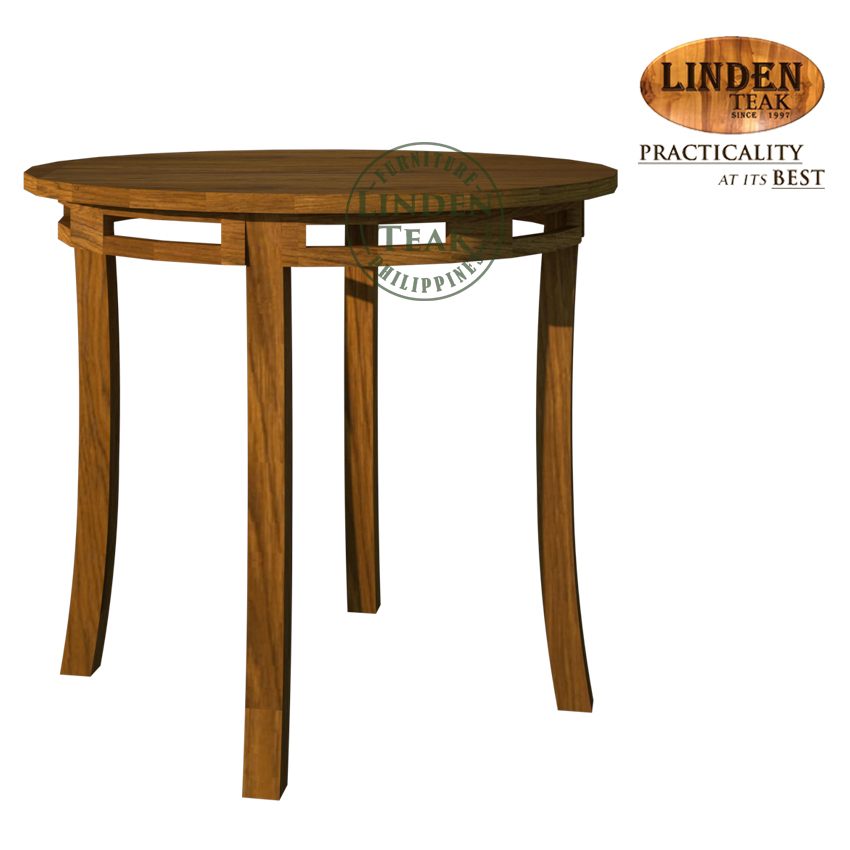 Handcrafted Solid Teak Wood Chantik Round Dining Table | Lazada PH