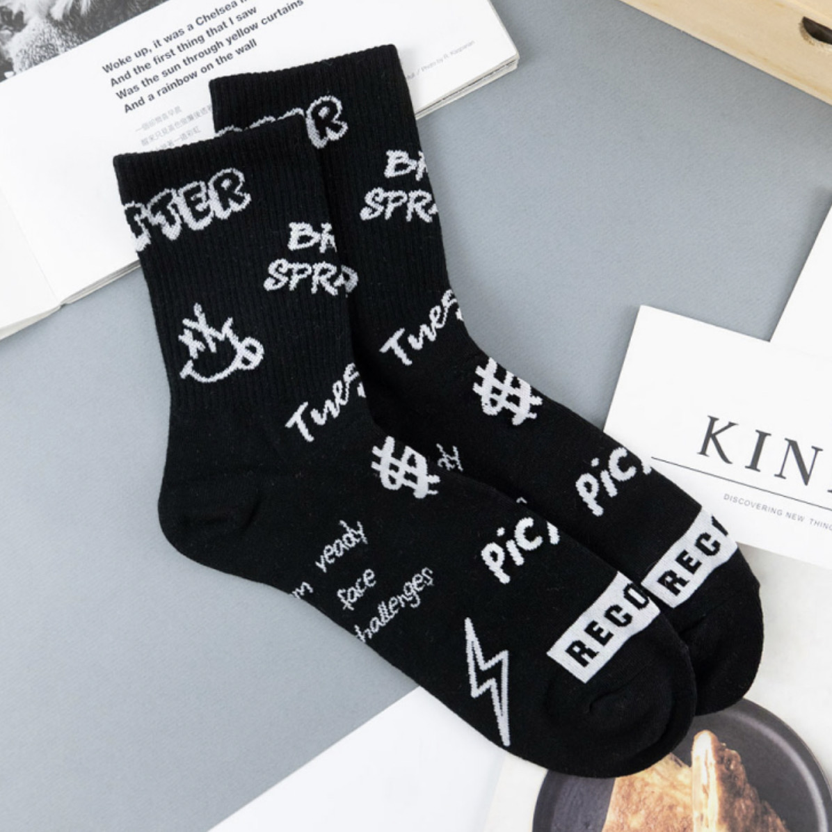 Korean Socks - Butter Statement Socks - Iconic Socks | Lazada PH