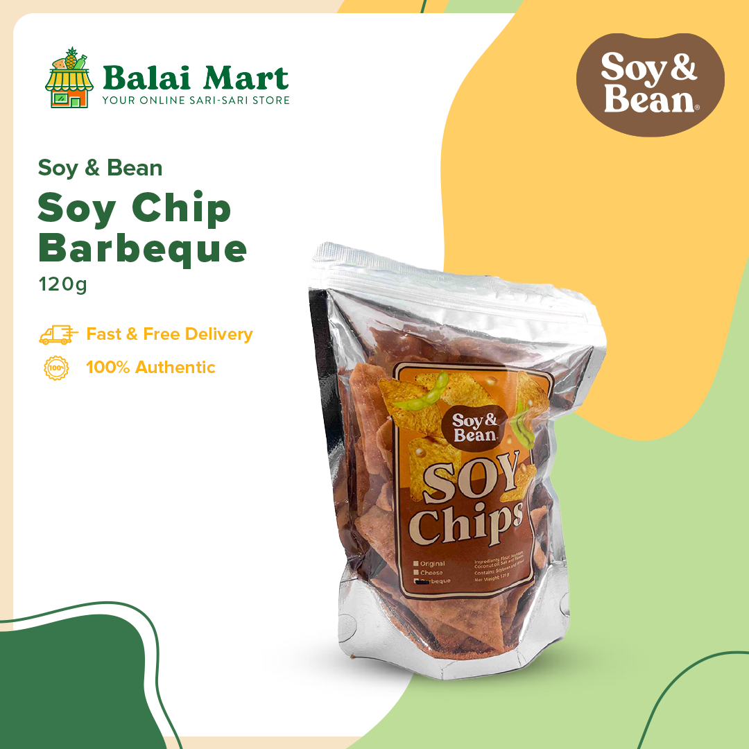 Soy & Bean Soy Chips BBQ 120g - Fresh Plant-Based Tofu / Pantry | Lazada PH