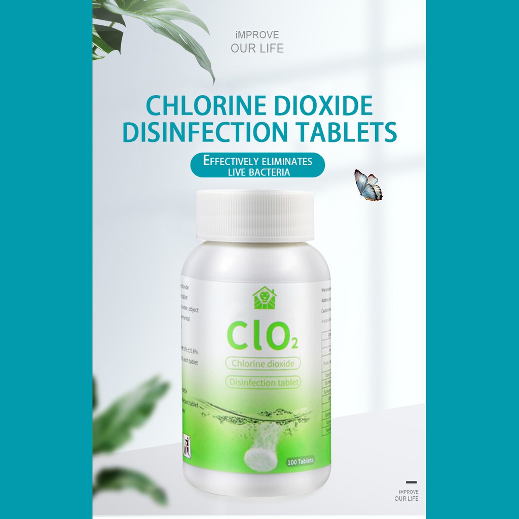Disinfection, disinfection effervescent tablets, chlorine dioxide ...