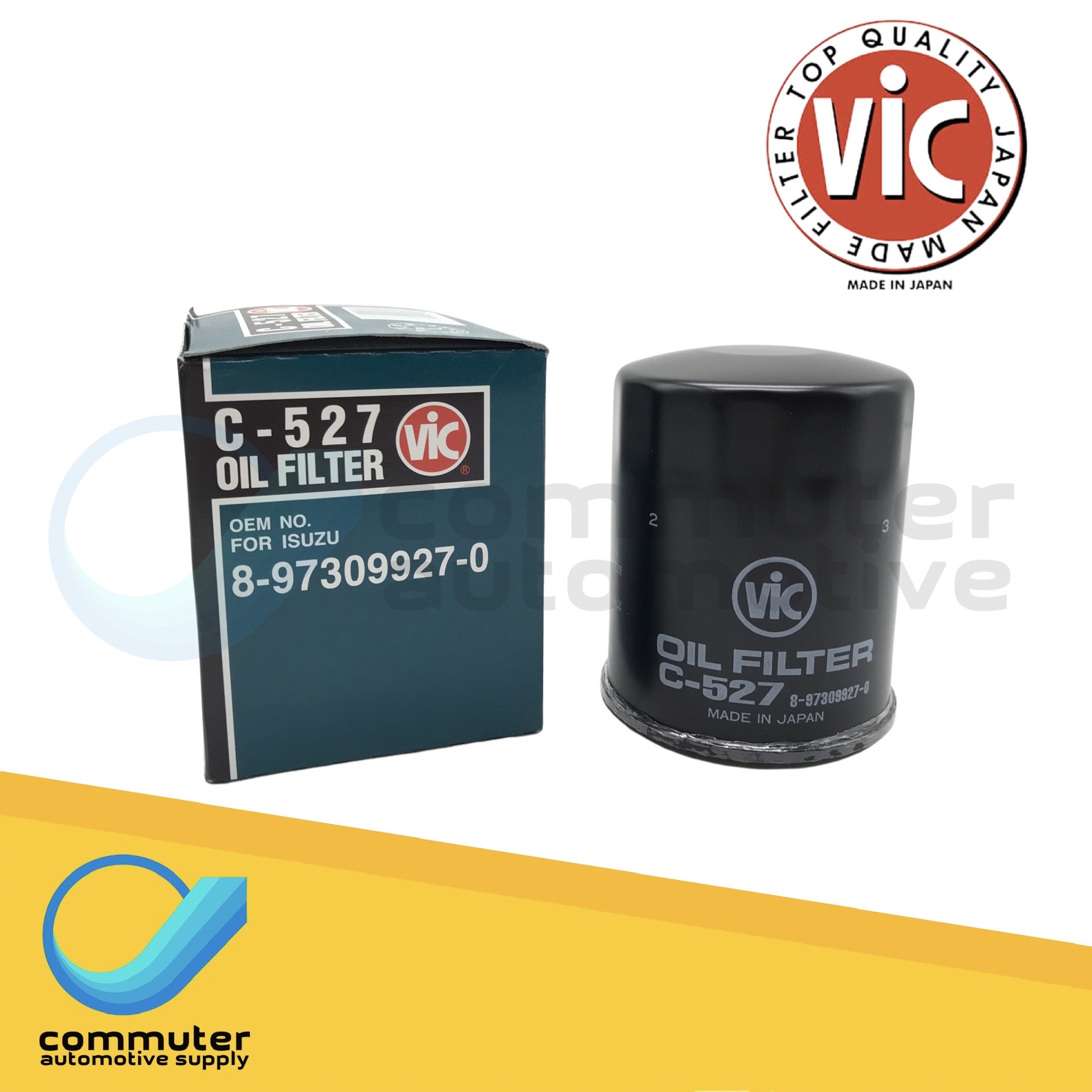 [C-527] VIC Oil Filter Isuzu Crosswind Sportivo, Isuzu DMax C527 ...