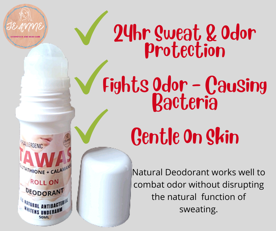 Tawas Glutathione+Calamansi Deodorant Roll On | Lazada PH