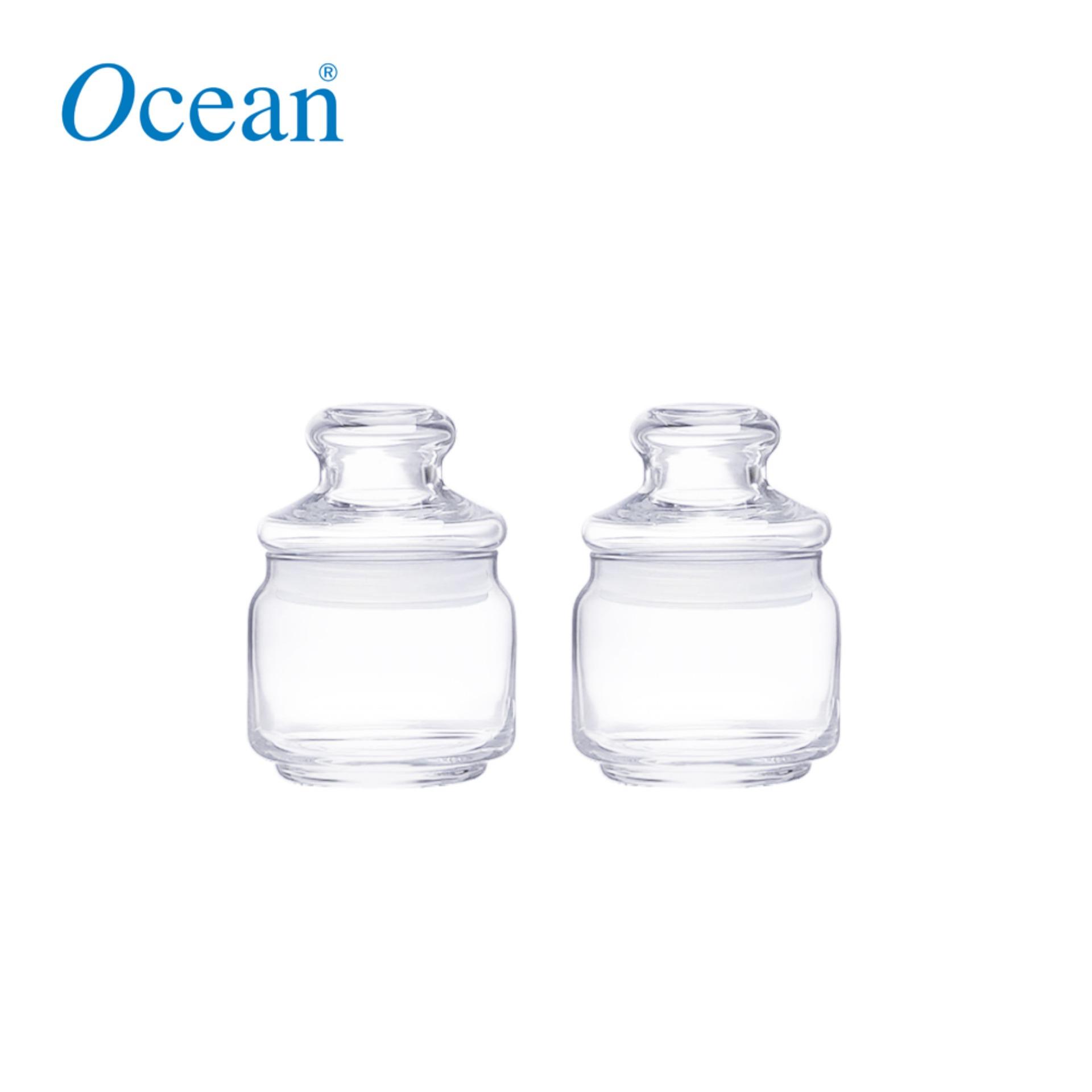 Ocean Glassware Pop Jar Container Glass Cover 325ml Set of 2 | Lazada PH